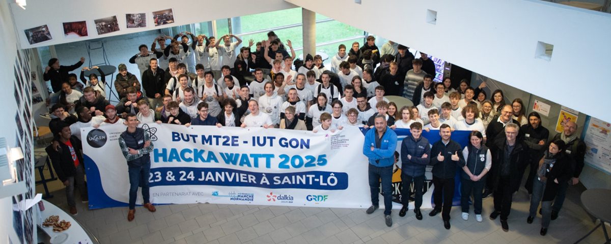 Hacka Watt 2025, le 1er hackathon de la transition énergétique · Université de Caen Normandie